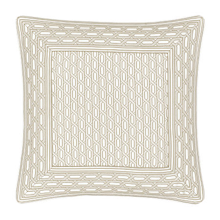 J Queen New York Metropolitan Sham  European - Ivory