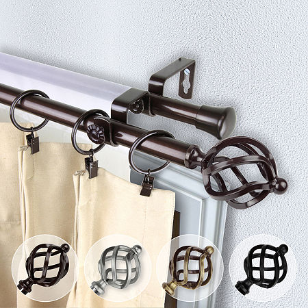 Click here for Rod Desyne Double 13/16 Adjustable Curtain Rod wit... prices