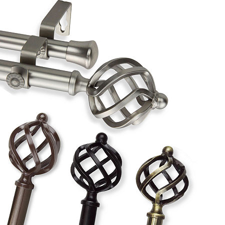Click here for Rod Desyne Double 13/16 Adjustable Curtain Rod wit... prices