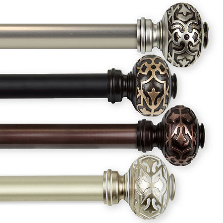 Click here for Rod Desyne Maple 1 IN Adjustable Curtain Rod  One... prices