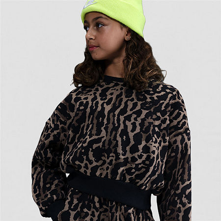 Click here for Nike Girls 7-16 Boxy Printed Crewneck Sweatshirt -... prices