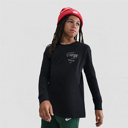 Click here for Nike Futura Big Kid Unisex Crew Neck Long Sleeve R... prices