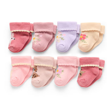 Click here for Mini Organics BY NEW YORK Baby Girls 8 Pair Crew S... prices