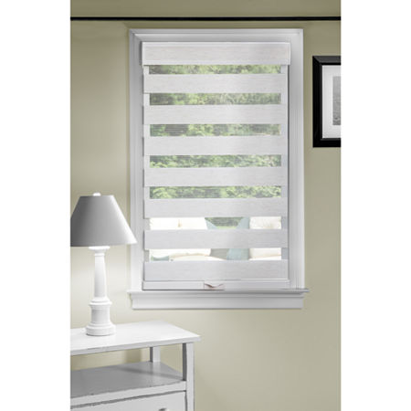 Click here for Cordless Celestial Sheer Double-Layered Zebra Shad... prices