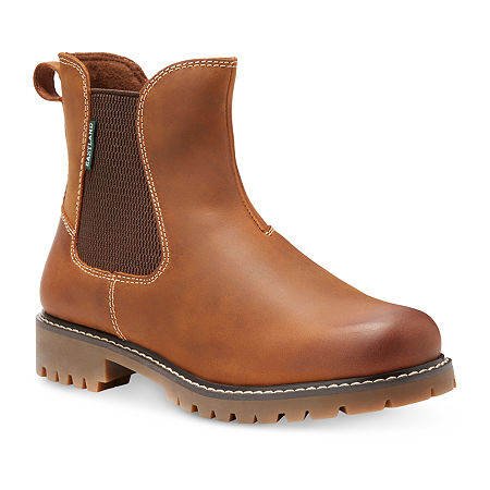 Click here for Eastland Womens Ida Chelsea Block Heel Boots  8 Me... prices