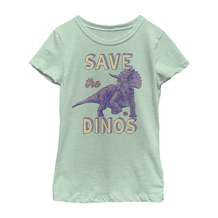 Click here for Little & Big Kid Girls Crew Neck Short Sleeve Regu... prices