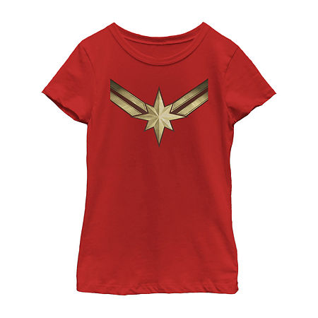 Click here for Little & Big Kid Girls Crew Neck Short Sleeve Regu... prices