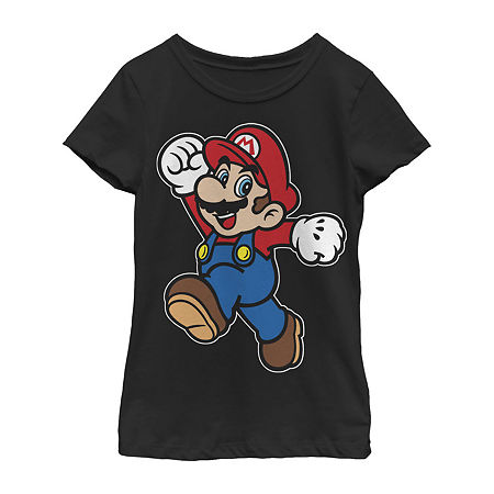 Click here for Little & Big Kid Girls Crew Neck Short Sleeve Regu... prices