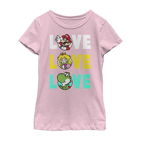 Click here for Little & Big Kid Girls Crew Neck Short Sleeve Regu... prices