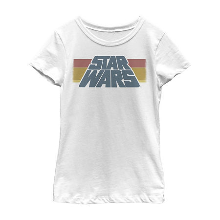 Click here for Girls Crew Neck Short Sleeve Regular Fit Star Wars... prices