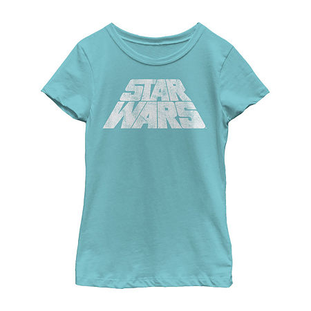 Click here for Girls Crew Neck Short Sleeve Regular Fit Star Wars... prices