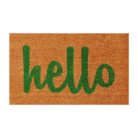 Click here for Calloway Mills Hello Coir Outdoor Rectangular Door... prices