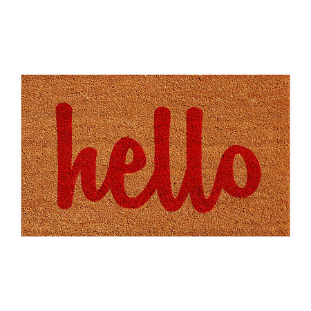 Click here for Calloway Mills Hello Coir Outdoor Rectangular Door... prices