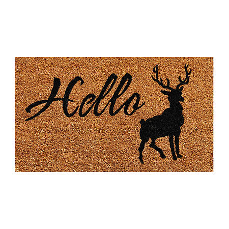 Click here for Calloway Mills Hello Elk Outdoor Rectangular Doorm... prices