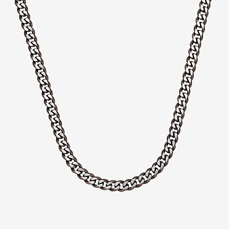 Click here for Stainless Steel Solid Curb Chain Necklace  One Siz... prices