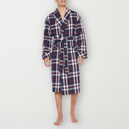 Click here for Residence Mens Flannel Long Sleeve Long Length Rob... prices