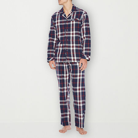 Click here for Residence Mens Flannel Long Sleeve 2-pc. Pajama Se... prices