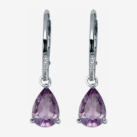 Click here for Womens Genuine Purple Amethyst Sterling Silver Pea... prices