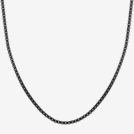 Click here for Mens Stainless Steel 24 Inch Box Chain Necklace  O... prices
