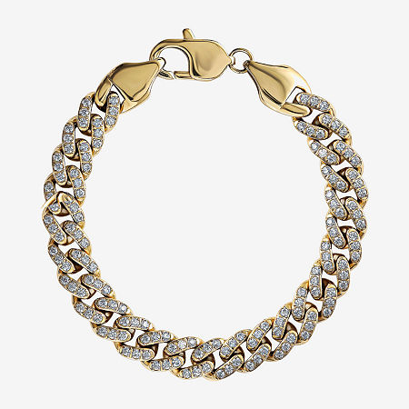 Click here for Mens Stainless Steel 8 1/2 Inch Curb Chain Bracele... prices