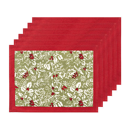 Click here for Couleur Nature Baies De Houx 6-pc. Placemat  One S... prices