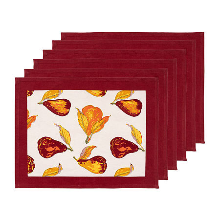 Click here for Couleur Nature Orchard Pear 6-pc. Placemat  One Si... prices