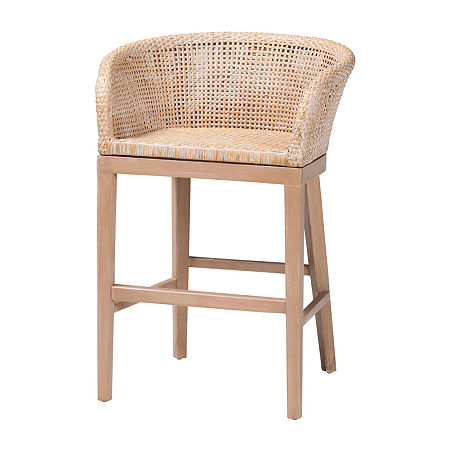 Click here for Papua Counter Height Bar Stool  One Size  White prices