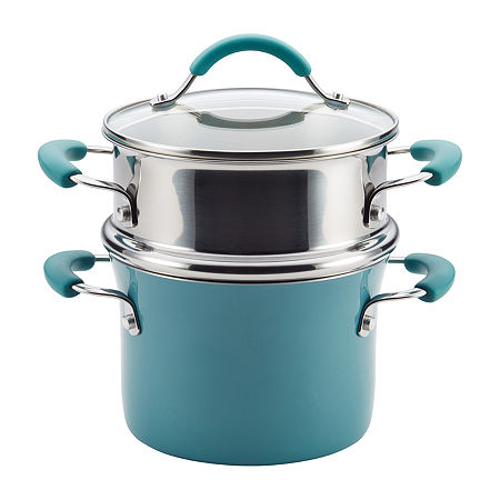 Click here for Rachael Ray Cucina Nonstick Saucepot with Steamer... prices