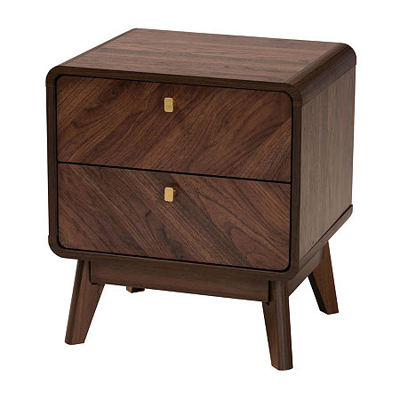 Click here for Markell 2-Drawer Nightstand  One Size  Brown prices