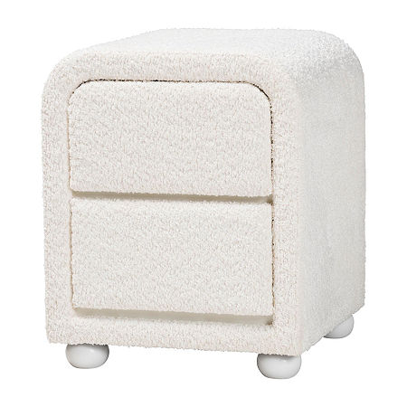 Click here for Bonilla 2-Drawer Nightstand  One Size  White prices