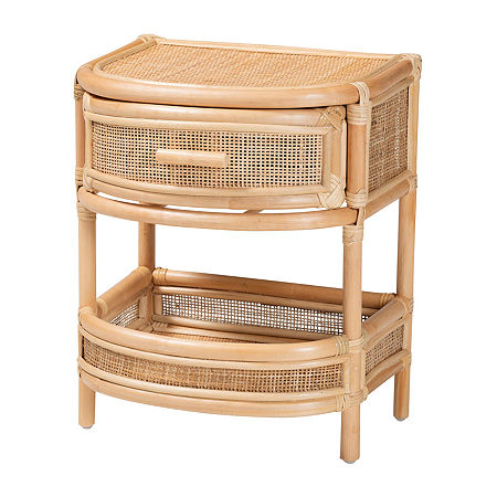 Click here for Divitia 1-Drawer Nightstand  One Size  Brown prices