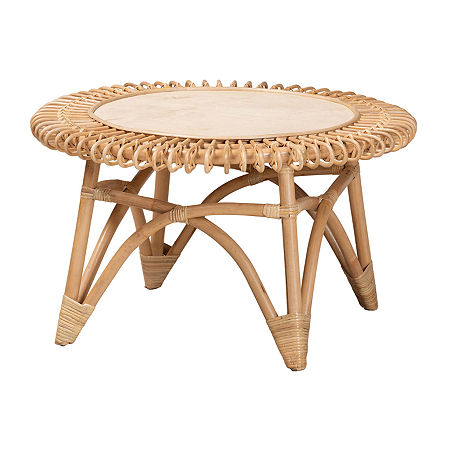 Click here for Elani Rattan Coffee Table  One Size  White prices