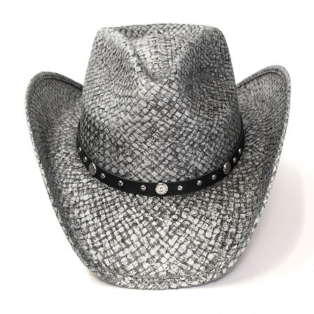 Click here for Western Express Gray Straw Pinch Front Mens Cowboy... prices