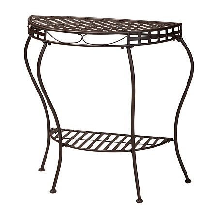 Click here for Laraine Metal Console Table  One Size  Brown prices