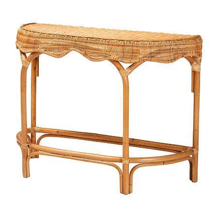 Click here for Wakana Rattan Console Table  One Size  White prices