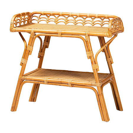 Click here for Nayana Rattan Console Table  One Size  White prices