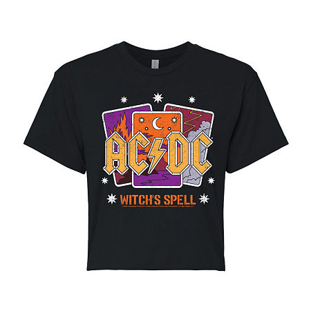 Click here for Womens Crew Neck Short Sleeve AC/DC Graphic T-Shir... prices