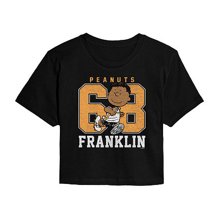 Click here for Womens Crew Neck Short Sleeve Peanuts Graphic T-Sh... prices