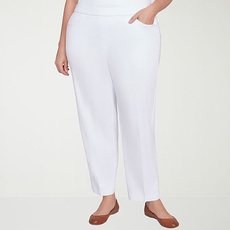 Click here for Alfred Dunner Classics Womens Slim Mid Rise Pull-O... prices