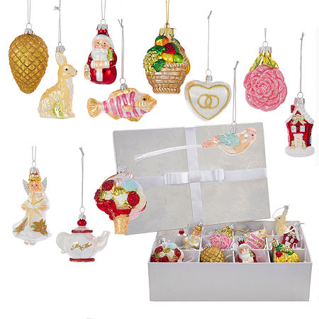 Click here for Kurt Adler Noble Gems Wedding Glass Ornaments  12-... prices