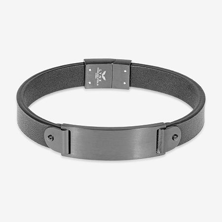 Click here for Mens Stainless Steel 8 1/2 Inch Solid Id Bracelet... prices