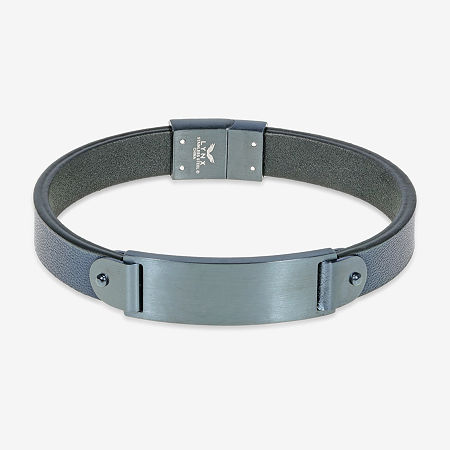 Click here for Mens Stainless Steel 8 1/2 Inch Solid Id Bracelet... prices