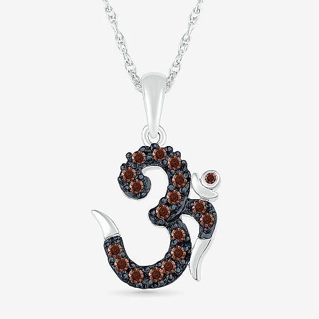 Click here for Ohm Symbol Womens 1/6 CT. T.W. Natural Champagne D... prices