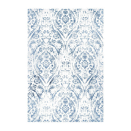 Click here for Nicole Miller Patio Sofia Juniper Damask Loomed Re... prices