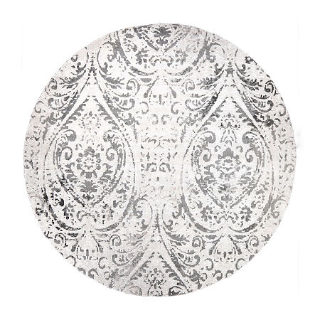 Click here for Nicole Miller Patio Sofia Juniper Damask Loomed Ro... prices