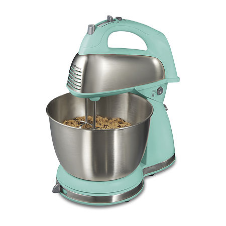 Hamilton Beach 6 Speed Classic Stand Mixer - 64658 - Aqua