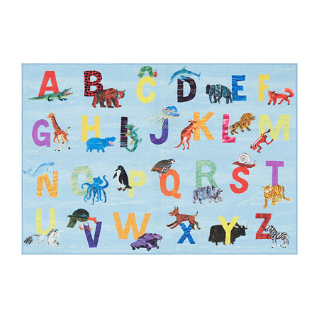 Click here for Eric Carle Elementary Alphabet Print Loomed Rectan... prices