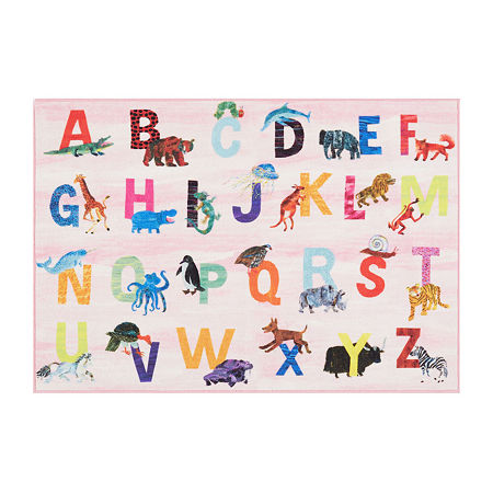 Click here for Eric Carle Elementary Alphabet Print Loomed Rectan... prices