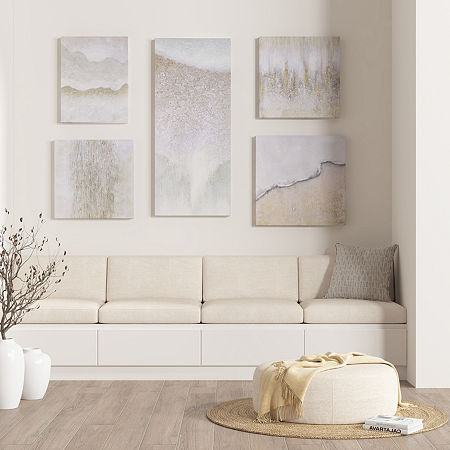 Click here for Madison Park Natural Essence Canvas 5pc Gallery Se... prices