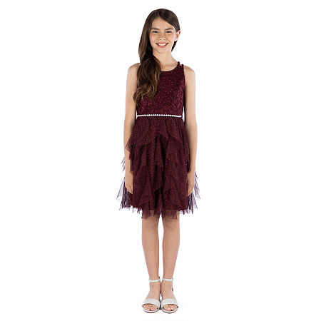 Click here for Speechless Big Kid Girls Sleeveless Fit + Flare Dr... prices